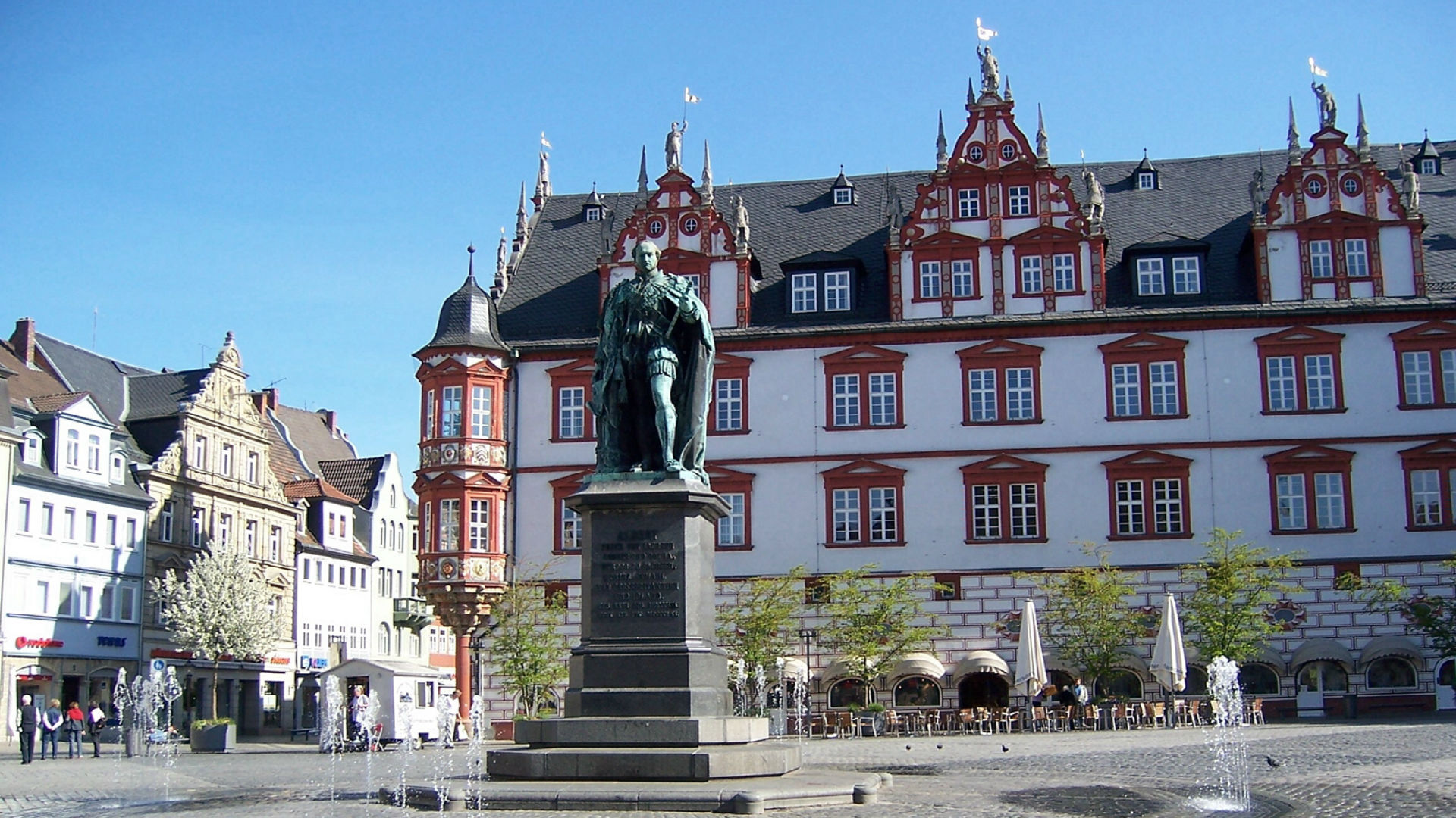 Coburg Sehenswürdigkeiten - Coburg Sehenswertes von Goldenes Kreuz aus